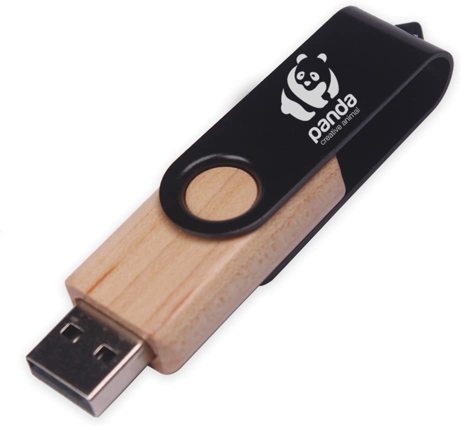 Wholesale 10PCS 8GB Bulk Pack Custom Logo Wooden USB Flash Drives Swivel Thumb Drive Memory Stick, DIY Personalized 10PCS 8GB Wood Swivel USB Memory Stick with Custom Logo Engraved