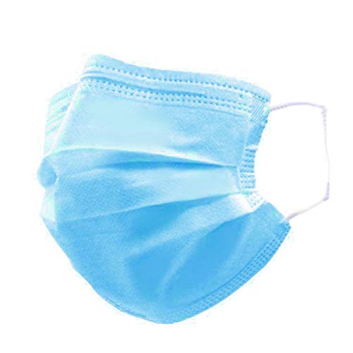 ThsiJJ Adult 3 Ply Non-Woven, 50/100 Pcs Disposable Face Bandanas, Cloth Covering, No Washable, Breathable