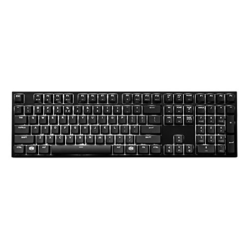 Cooler Master MasterKeys Pro L White LED Mechanical Gaming Keyboard, Cherry MX Brown, Full Size (Large)