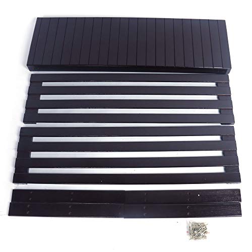 Henf 3-Tier Bamboo Shoe Rack Bench, Shoe Organizer, Storage Shelf, Holds Up to 551Lb,Dimensions 35.43 x 11.02 x 17.72,Coffee
