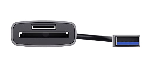 Trust Dalyx Fast USB Cardreader, Fast USB 3.2 Gen 1 with USB-A Connector, 104 MB/s with Compatible UHS-I Cards, (Micro) SD, SDHC and SDXC up to 2 TB, MacBook, PC, Laptop, Chromebook