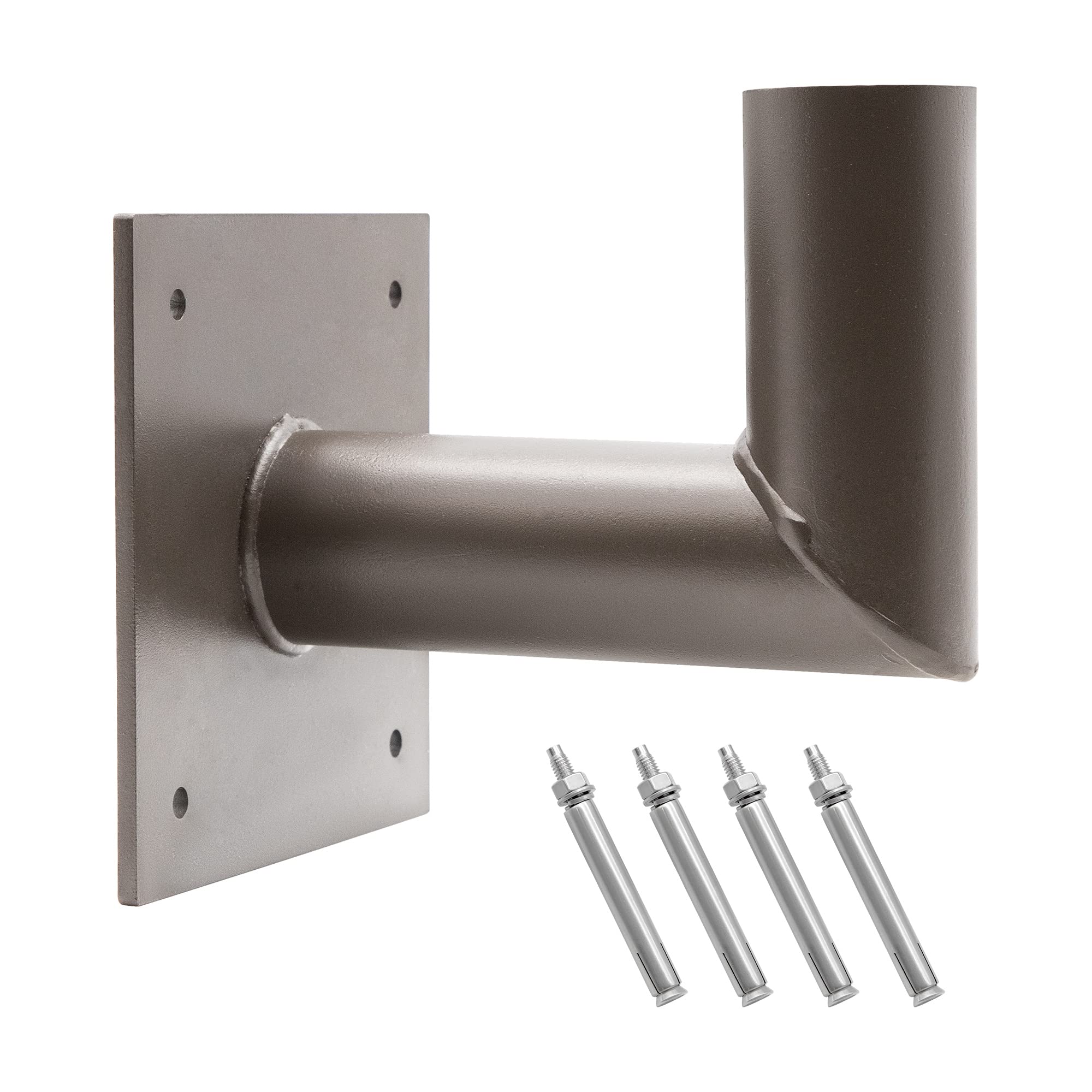 Wall Mount Bracket Accessories 90 Degree, Tenon Adapter for Wall Bracket with Slip Fitter Mount(2 3/8inch)