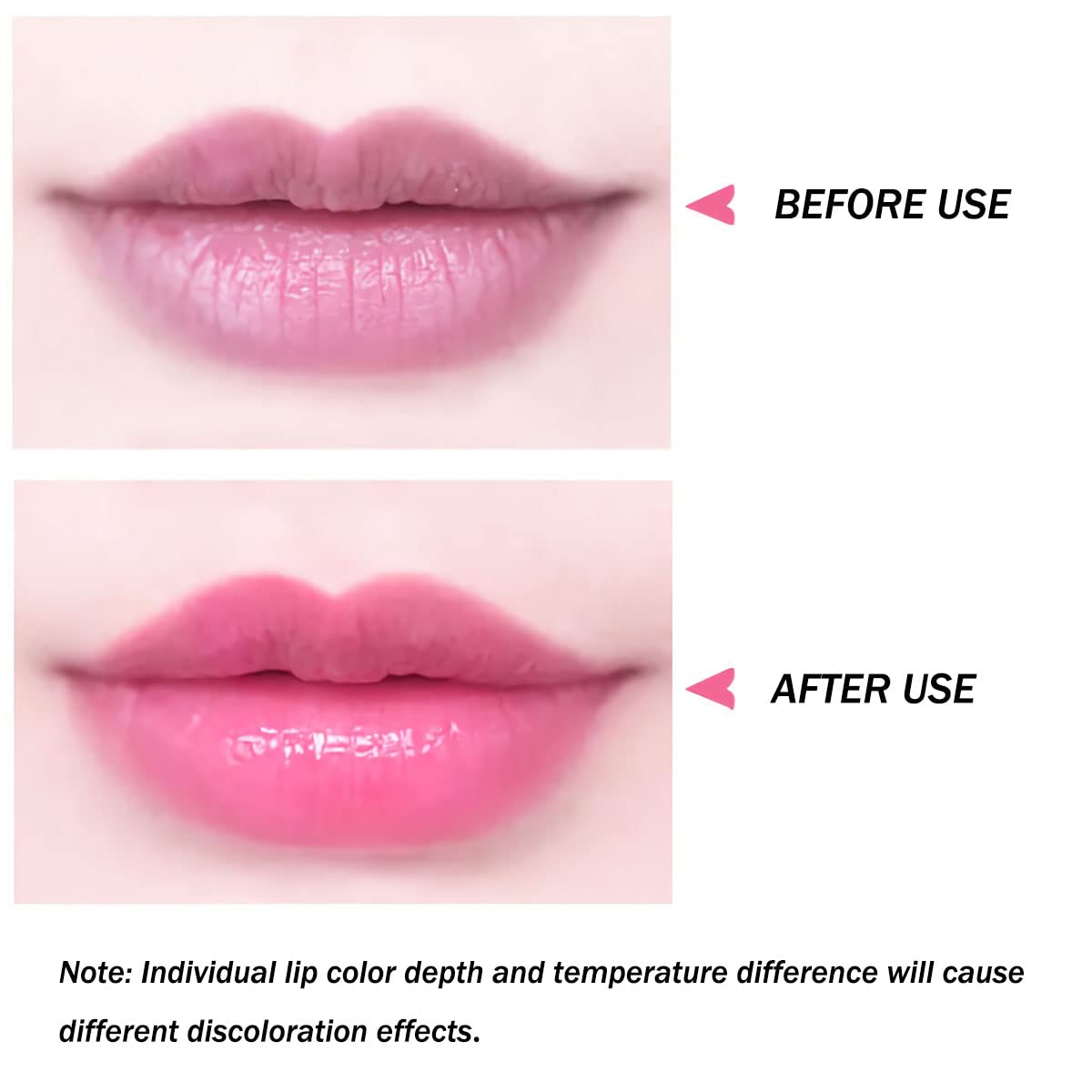SuperThinker Crystal Jelly Lipstick - Moisturizer Clear Lip Gloss Balm Color Changing Lipstick