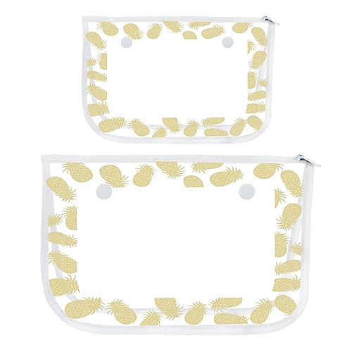 futaiphy 2 Packs Clear Inner Bags for Beach Bag, Compatible with Bog Bag Accessories, Perfect for Women's Beach