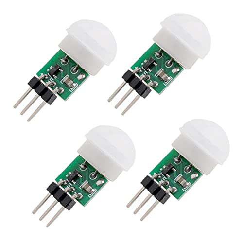 4PCS PIR Motion Sensor IR HC-SR312 Pyroelectric Infrared Detector Modules DC 2.7 to 12V AM312 Human Sensor Module