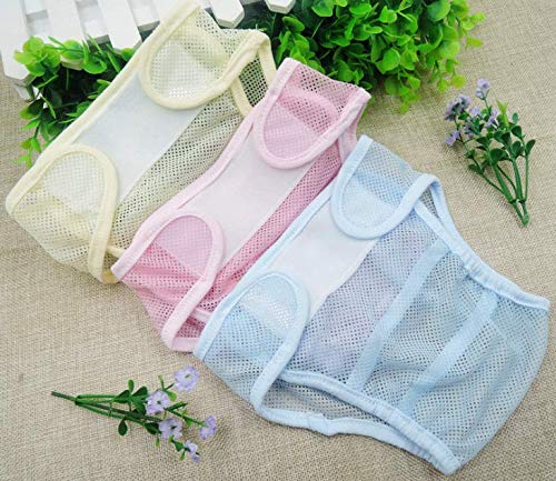 WOIWO 3 PCS Baby Learning Pants Mesh Diaper Pants Breathable To Wash Newborn Diaper Bag Cover Baby Diaper Bag