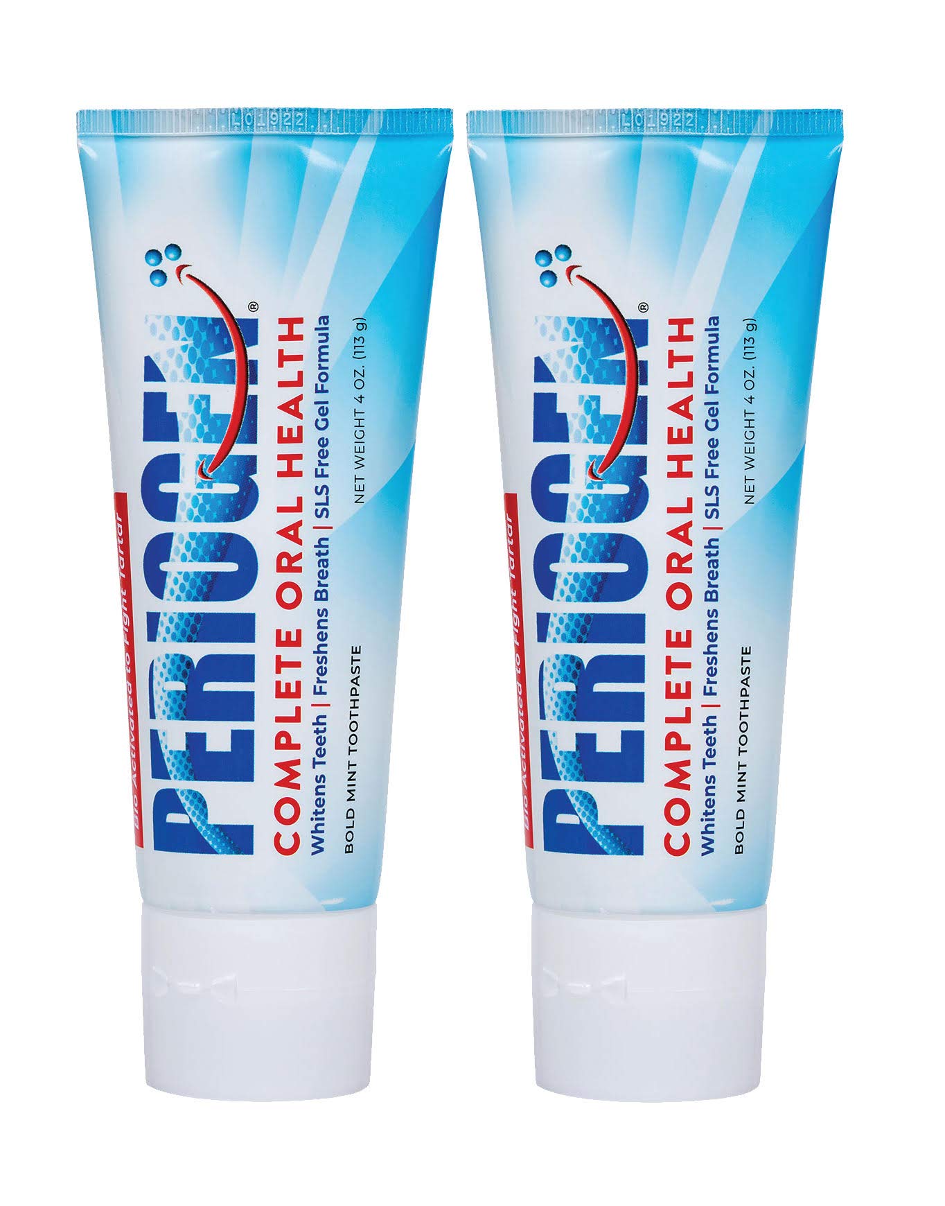 Periogen Toothpaste - Super Cleaning Plaque & Tartar Control Formula - SLS Free- 2-Pack