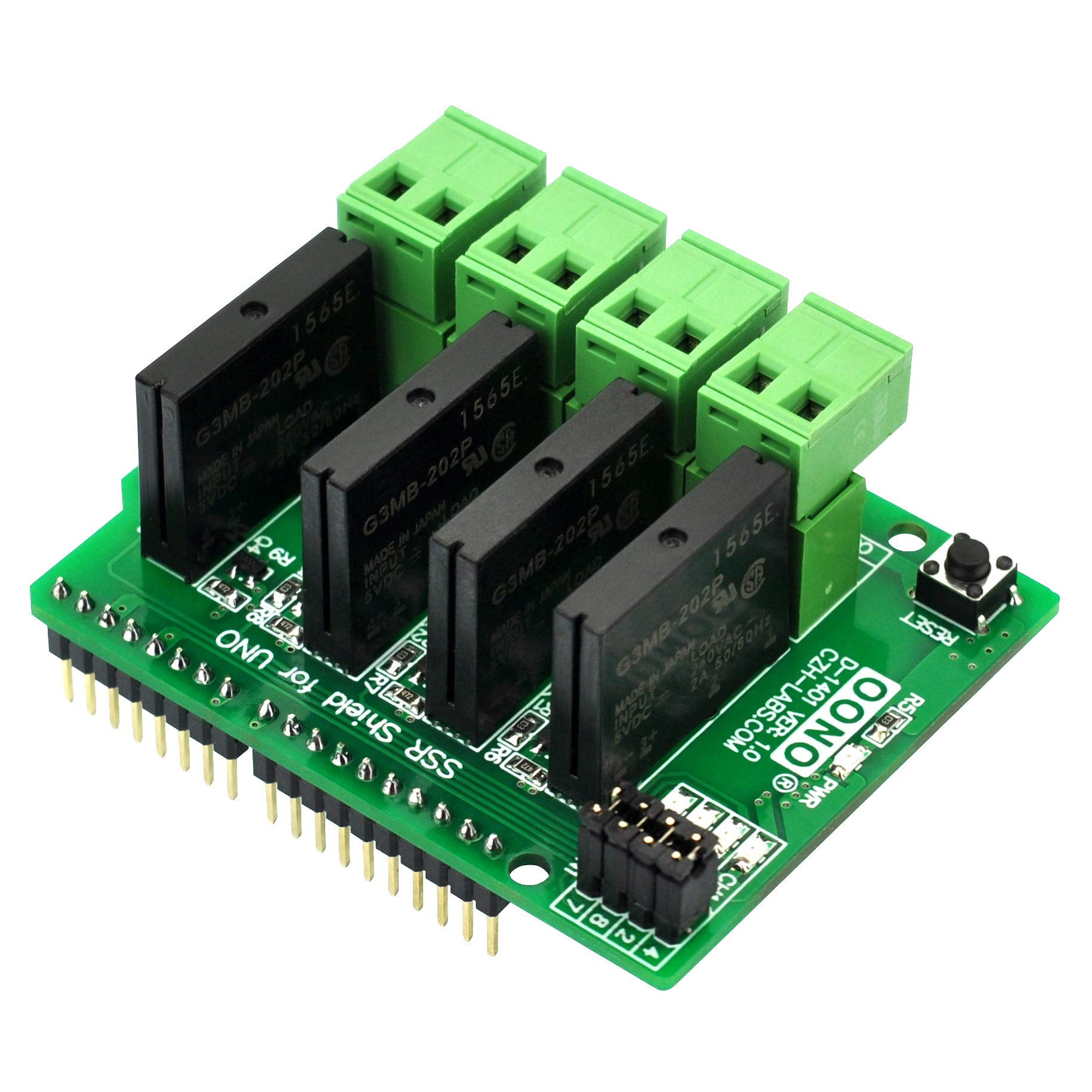 Solid State Relay SSR Board for Arduino Uno Yun Leonardo Zero