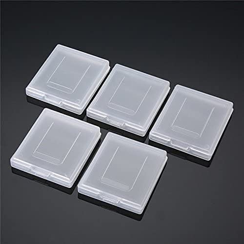 5 x Rymfry Plastic Game Card Cartridge Case Boxes Dust Cover for Game Boy Color GBC Card Anti-Dust Protective Shell Box