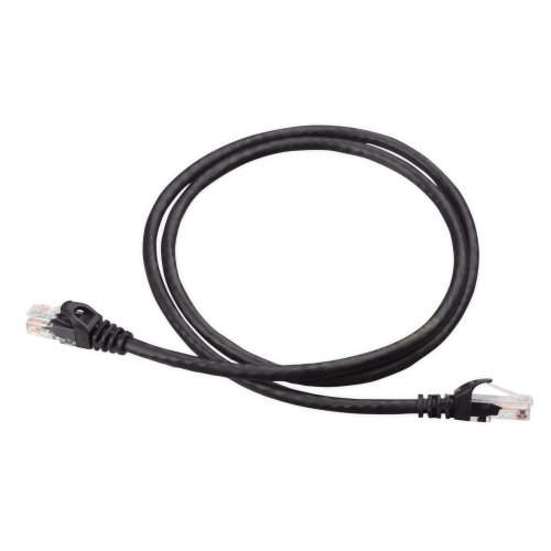 Cable Matters 10Gbps 10-Pack Snagless Short Cat 6 Ethernet Cable 3 ft (Cat 6 Cable, Cat6 Cable, Internet Cable, Network Cable) in Black