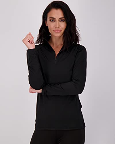 3 Pack: Womens Quarter 1/4 Zip Pullover Long Sleeve Shirt Quick Dry Dri Fit Yoga 1/2 Zip Athletic Ladies Volleyball Active Gym Workout Top Golf UPF Hiking Outdoor Sports Exercise Running Set 2,L