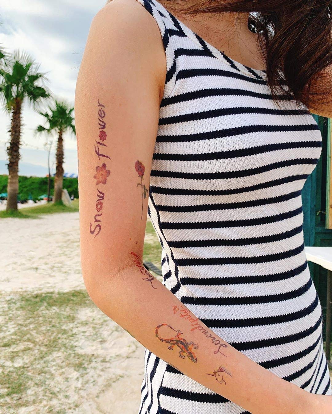 Prinker S Temporary Tattoo Device Package for Your Instant Custom Temporary Tattoos with Premium Cosmetic Full Color + Black Ink - Compatible w/iOS & Android devices