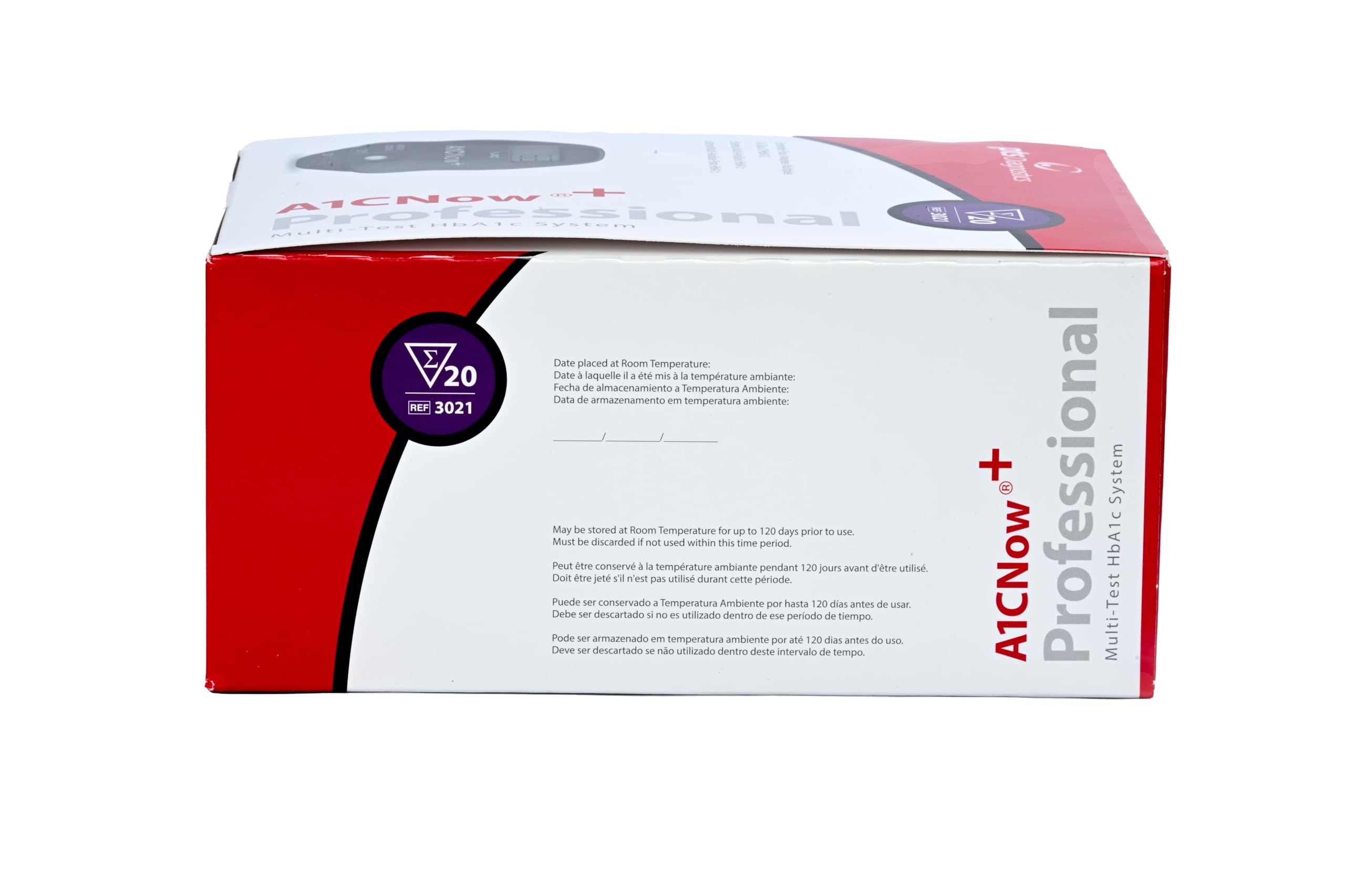 A1CNow+, Hba1c Blood Monitor w/ Sampler, 20 Test Kit