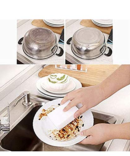 80 PCS Klickpick Home Cleaning Sponge in Bulk White Sponges Melamine Foam Cleaning Pad - Sponges for All Surface β Bathroom, Kitchen, Floor, Baseboard, Wall Cleaner