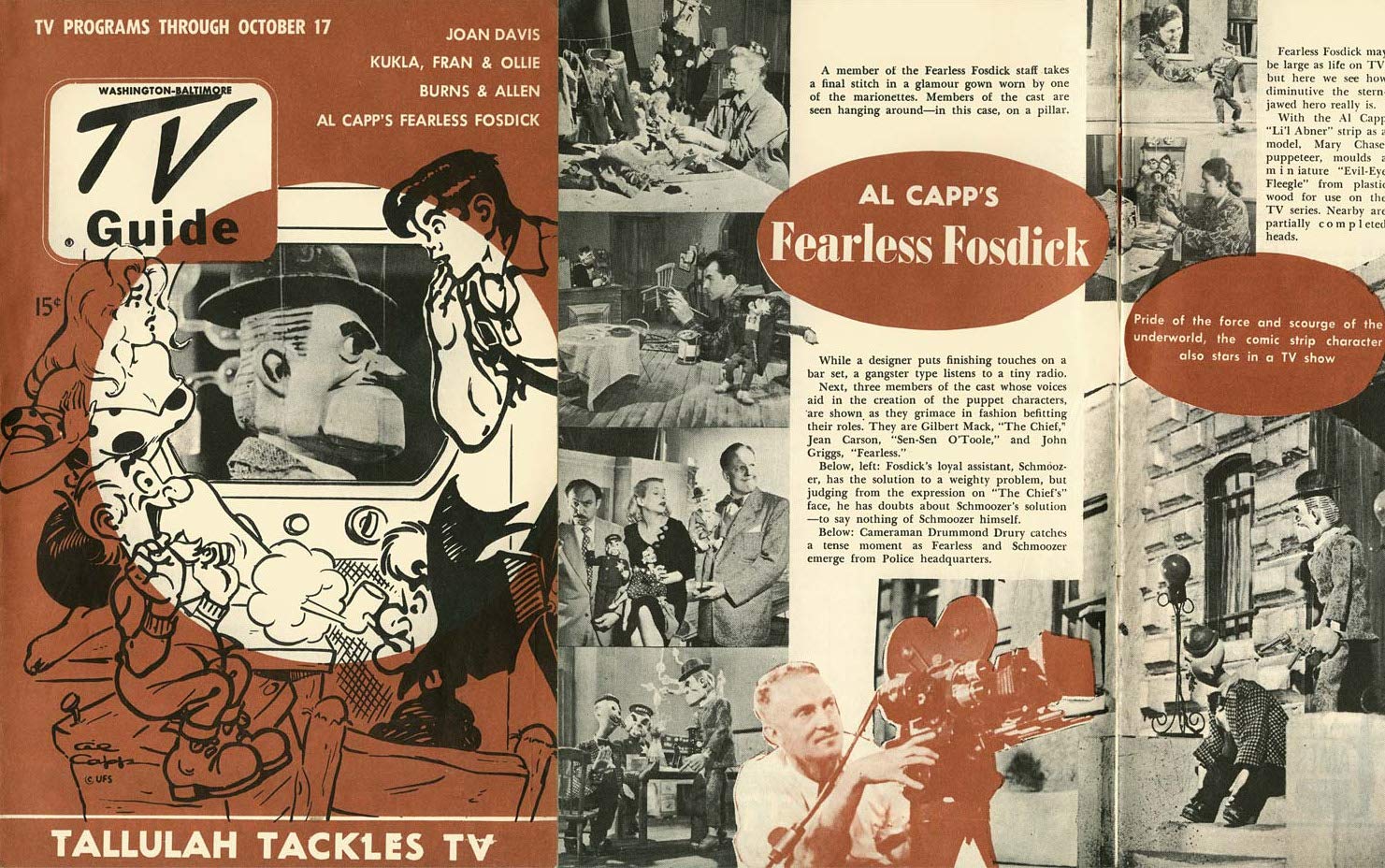 Primeval TV Puppet Shows DVD from 1950s: Fearless Fosdick, UNK and Andy, Topsy Turvy Theatre & More!