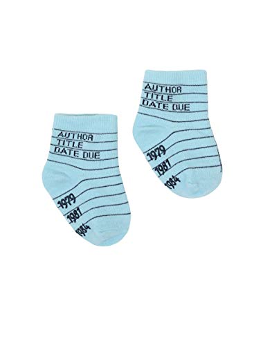 Out of Print Unisex Library Card Socks 0-12 months 4 Pack