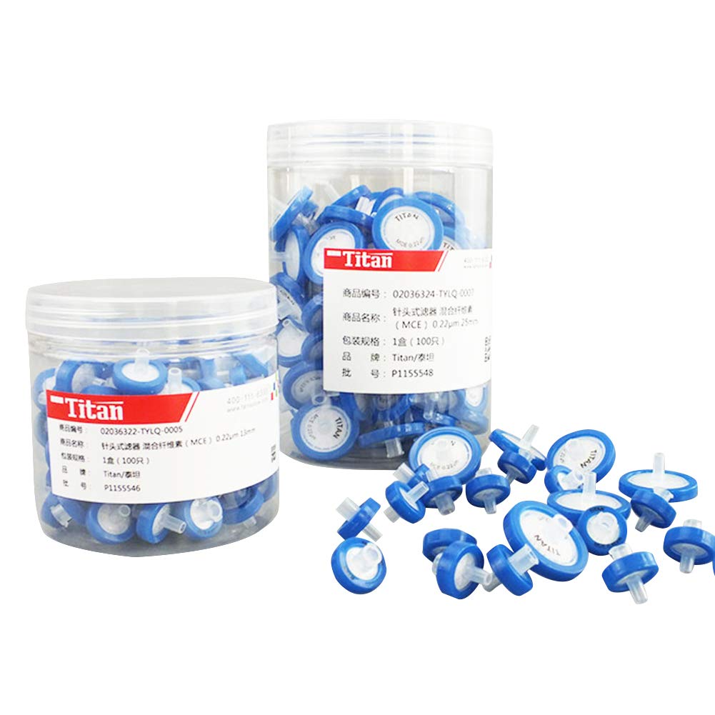Adamas-Beta Syringe Filters MCE 0.22Îźm 25mm Diameter Pore Size Non Sterile Box of 100