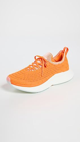 APL: Athletic Propulsion Labs Women's Techloom Zipline Sneakers, Molten/Pristine/Ribbed, Orange, 7.5 Medium US