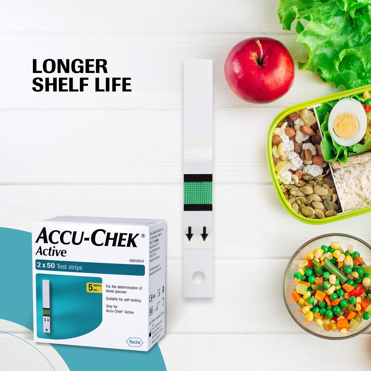 Accu-Chek Active Strips, 100 (50x2) (Multicolor)