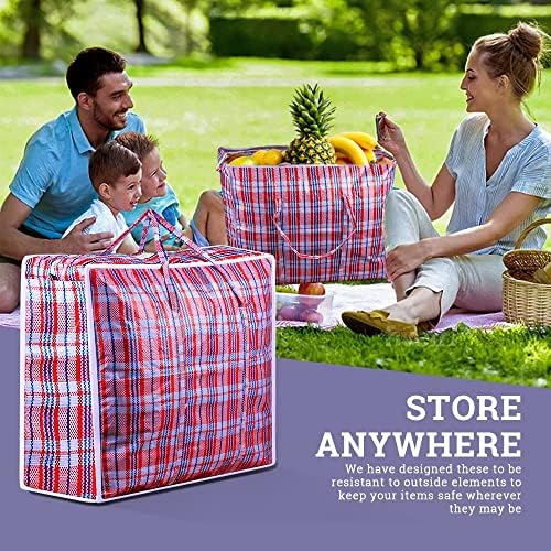AAYAW Reusable & Versatile Large Laundry Bags with Reinforced Zips & Handles - Multi-Pack Options Durable for Clothing & Bedding - Ideal for Storage, Moving & Travel(+/- 10%) (Pack of 3)