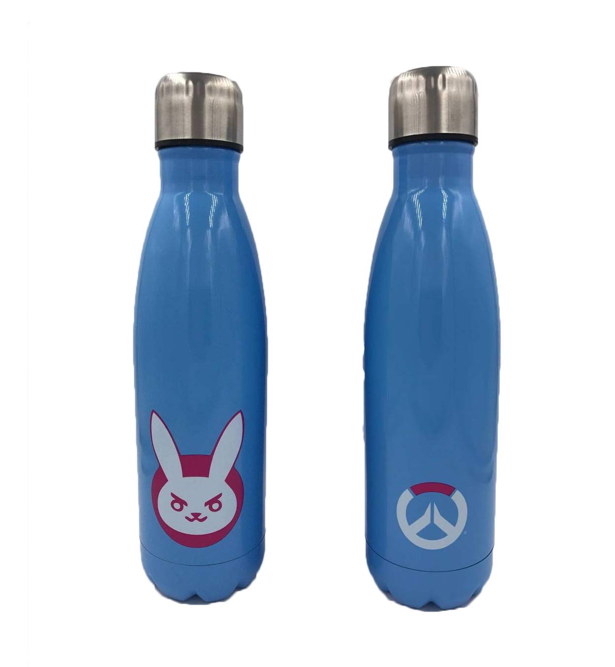 Overwatch D Va Bunny Insulated Stainless Steel 16 Ounce Water Bottle - Baby Blue