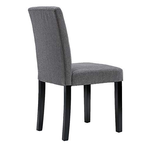 Set of 6 Chairs for Dining Room Mid Century Modern Fabric Upholstered Living Chairs