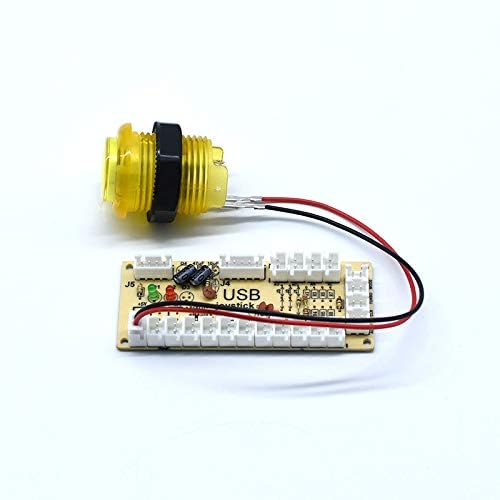 Arcity 20 Pcs Arcade Button Wires Harness Cable for Zero Delay USB Encoder PCB with 0.110inch 2.8mm Terminals Compatible with Arcade LED Buttons and Sanwa Style Buttons New,HY-PJ096-2