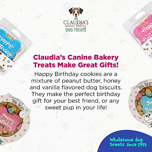Claudia's Canine Bakery - Happy Birthday Pink Cookie Gift Box, 11 oz.