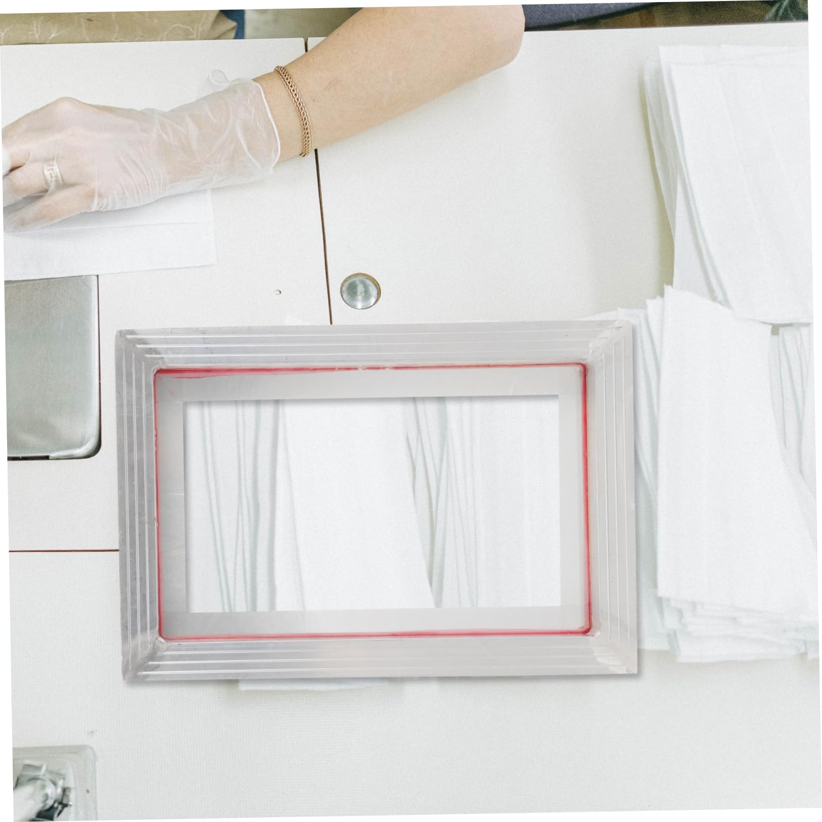 Aluminum Alloy Screen Printing Mesh Printing DIY Frame DIY Supplies DIY Tools Silk Screen Printing Frame Screen Starter Kit Frame for Screen Printing Screens for Screen Printing