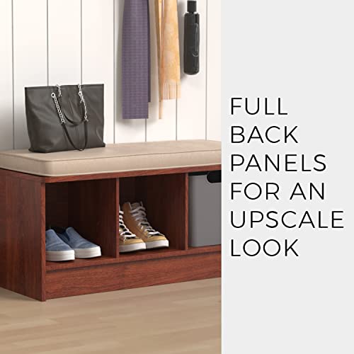 ClosetMaid 1570 Cubeicals 3-Cube Storage Bench, Espresso