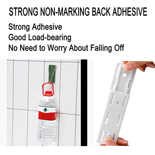 8Pcs Power Strip Holder - Adhesive Punch-Free Socket Holder Set - Power Strip Mount for Cable Management in Kitchen, Home & Office