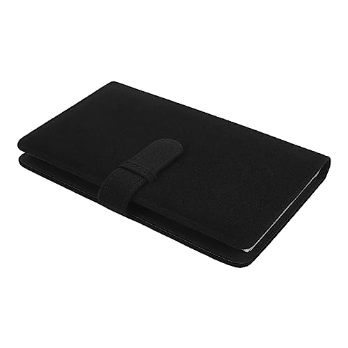 3 Inch Photo Folder, Delicate Texture Felt Covering Paper Photo Holder 96 Pieces Capacity Lock Design for Storing and Displaying