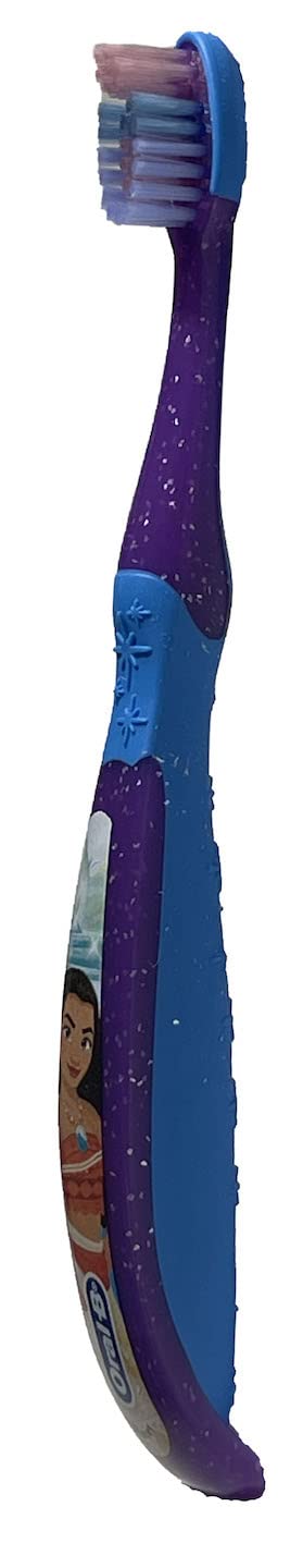 Moana Inspired 3pc Bright Smile Oral Hygiene Bundle! Toothbrush, Brushing Timer & Mouthwash Rinse Cup! Plus Dental Gift & Remember to Brush Visual Aid!