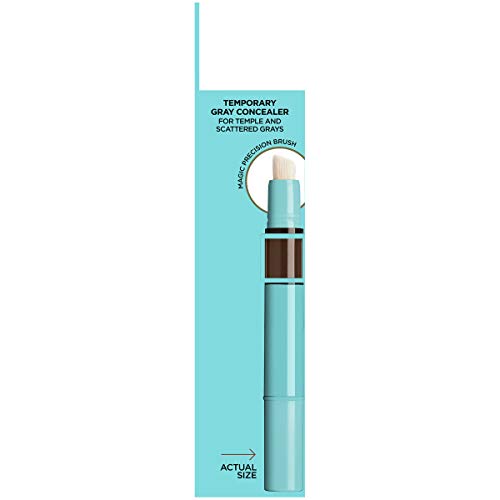 L’Oréal Paris Magic Root Precision Temporary Gray Hair Color Concealer Brush, 5 Medium Brown, 0.05 fl; oz.