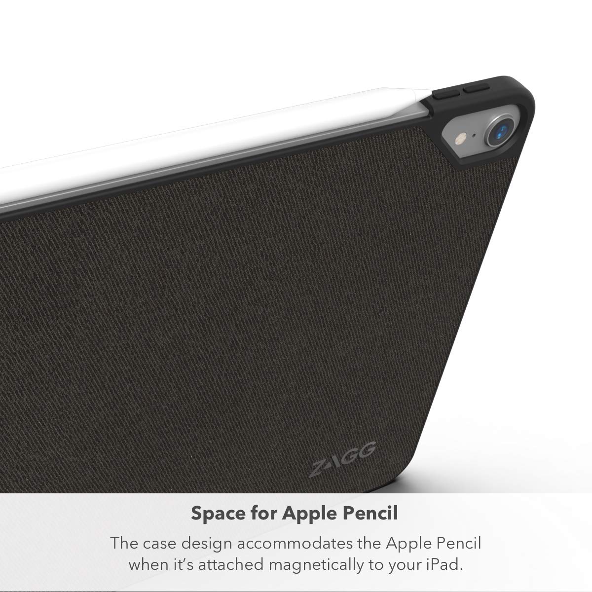 ZAGG Folio Keyboard - Backlit Tablet Keyboard and Case - Made for iPad Pro 11"" (2018) - Black (103002357)
