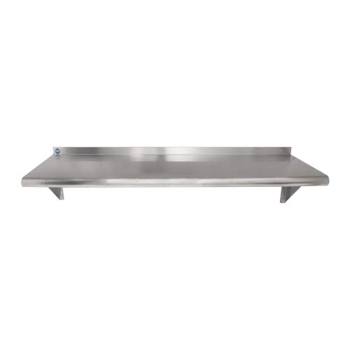 KPS Heavy Duty Stainless Steel Wall Mount Shelf 14 x 48 - NSF
