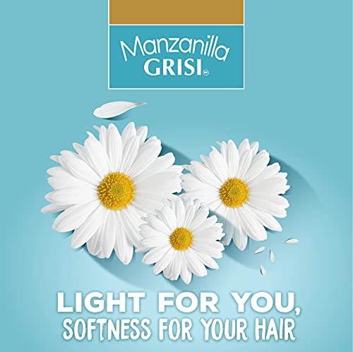 Manzanilla Grisi Chamomile, Styling Hair Gel, Keep your Hairstyle, brighten Naturally, Non-Alcohol Non-Residues 2-Pack of 14 Oz Jars.