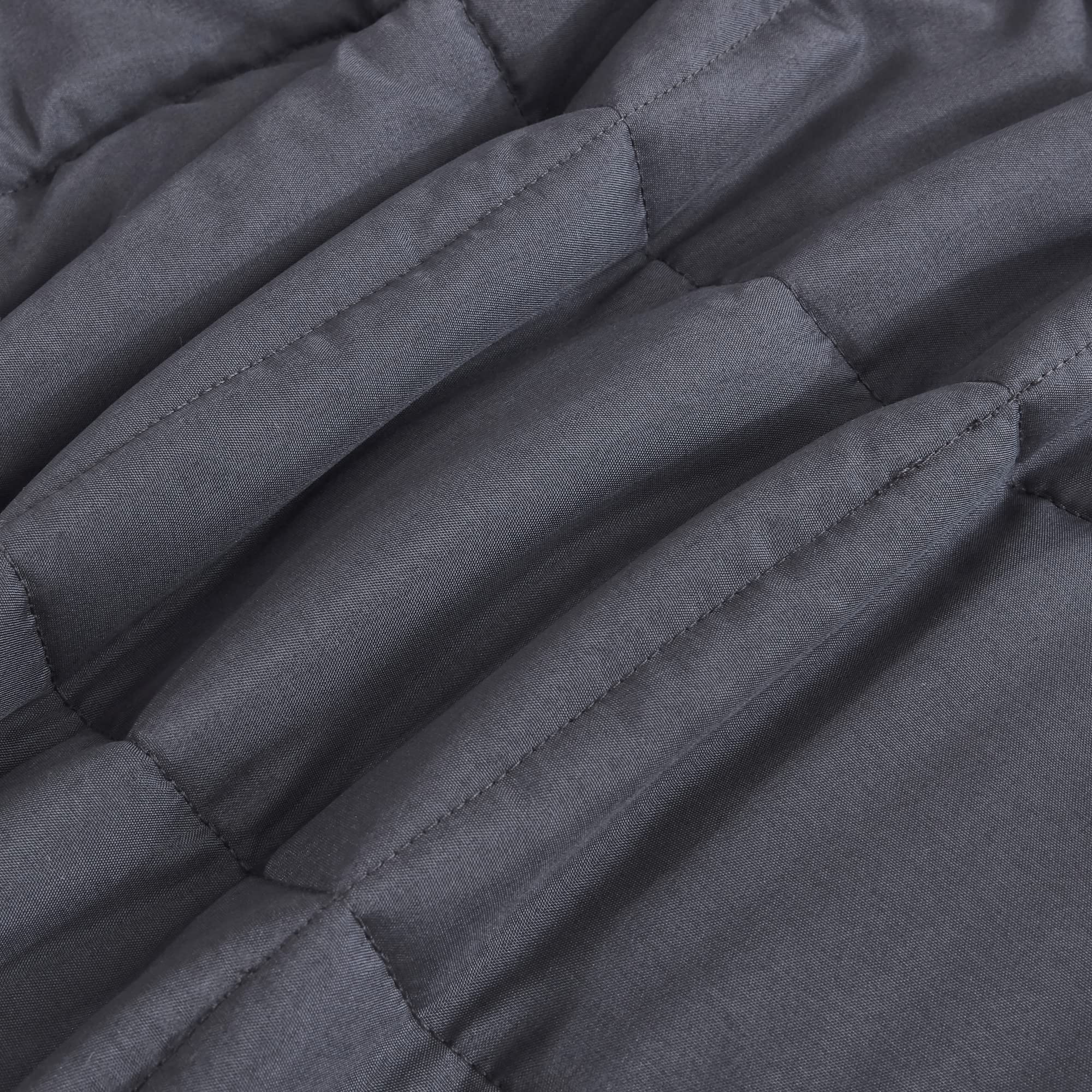 TOPCEE Weighted Blanket Cooling Breathable Heavy Blanket Microfiber Material with Glass Beads Small Blanket for Kids All-Season Summer Fall Winter Soft Thick Comfort Blanket (Dark Grey, 40"x60"-7lbs)