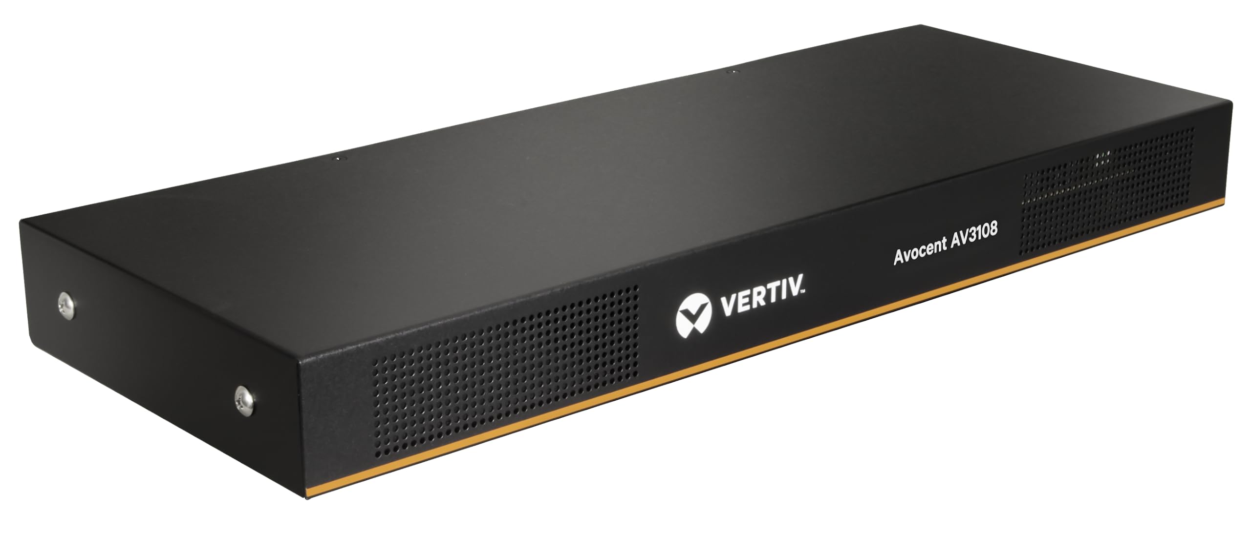 Vertiv Avocent AV3000 Rackmount KVM Over IP Switch, 8 Port KVM switches, Common Access Card (CAC), Local and Remote Access, Centralized Management, VGA, DisplayPort, DVI, HDMI, VGA Cable (AV3108-400)