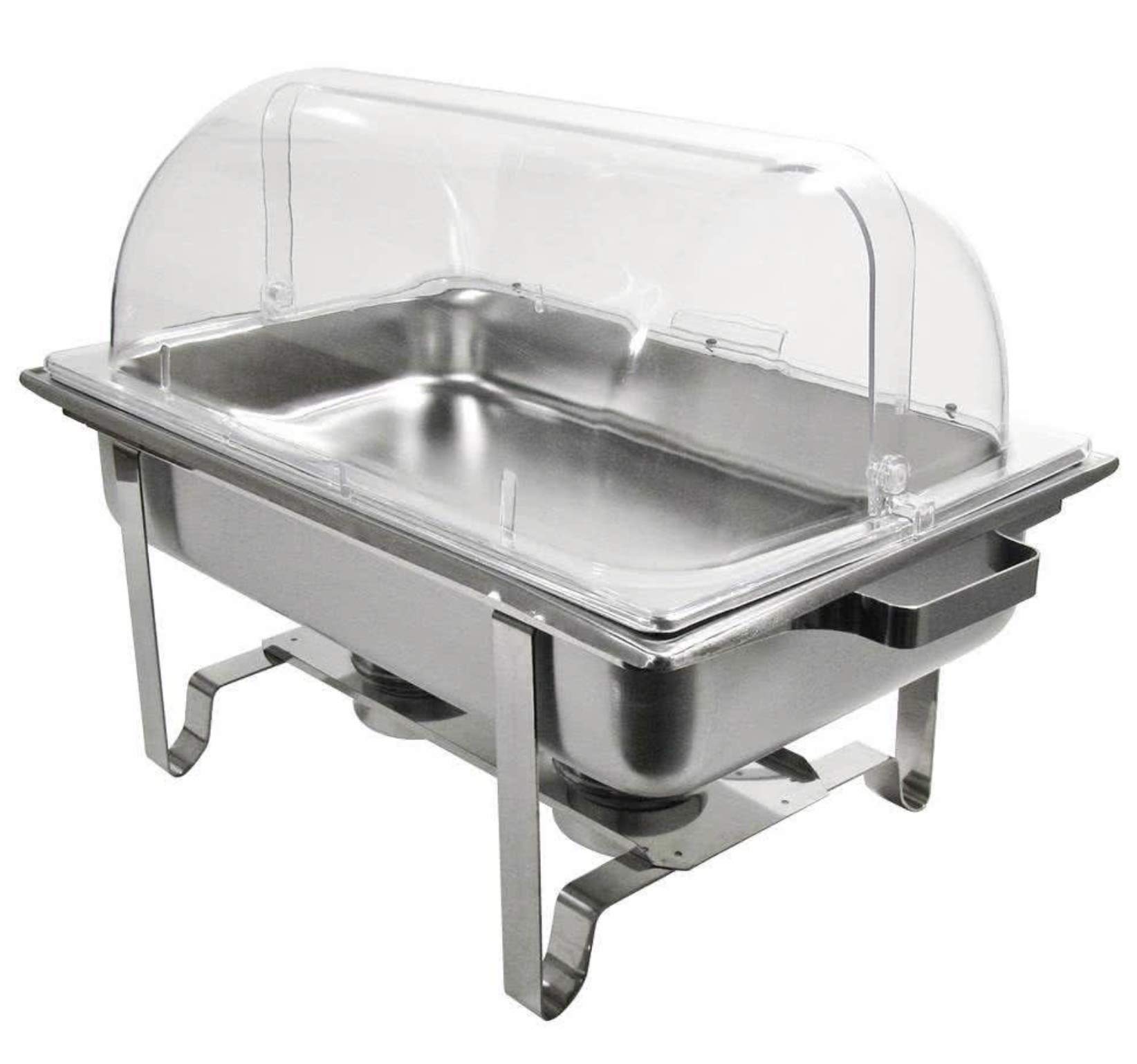 4 PACK Full Size Roll Top Chafing Dish Clear Plastic Pan Display Cover Chafer by lowpricesupply