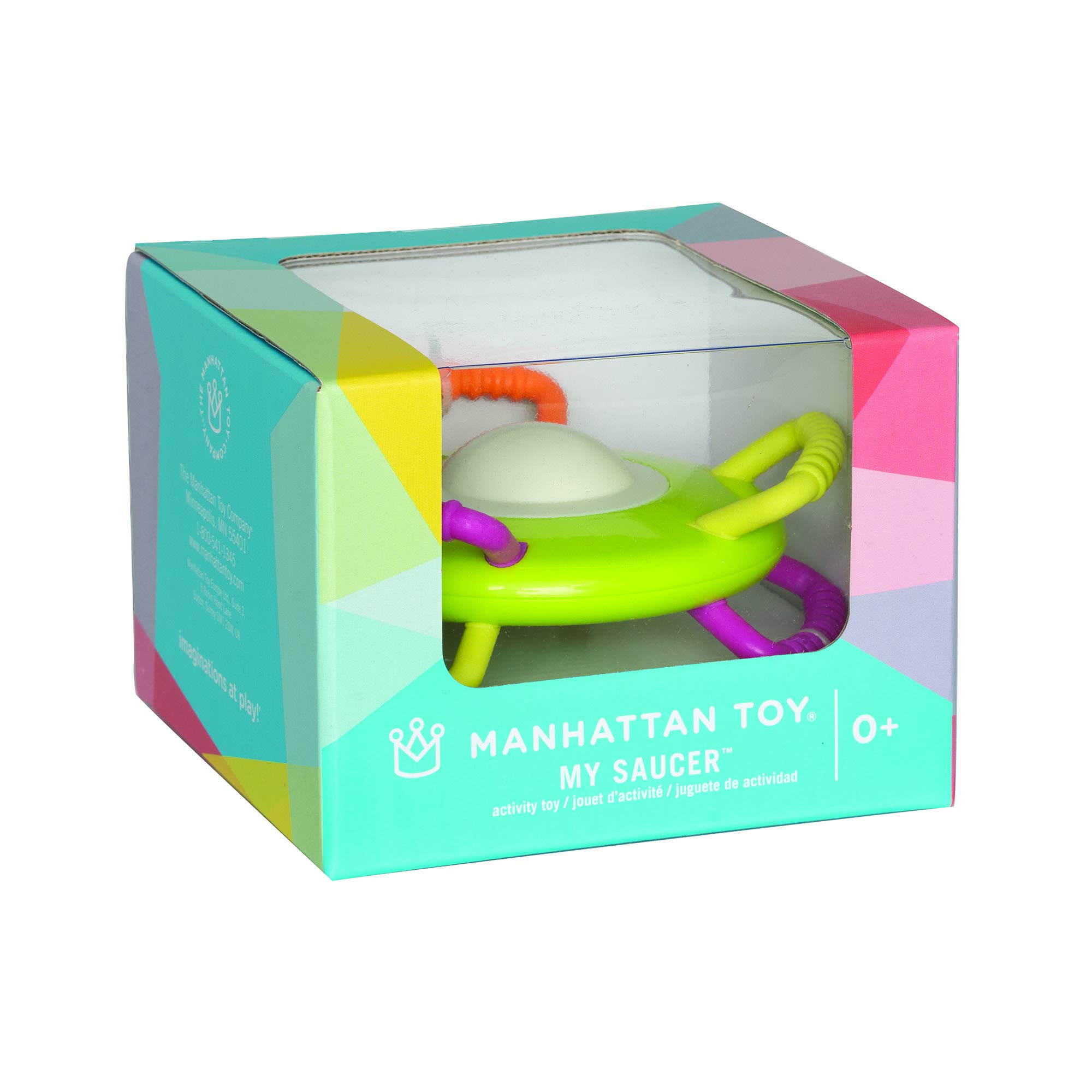 Manhattan Toy My Saucer Light Up and Clicking Baby Toy