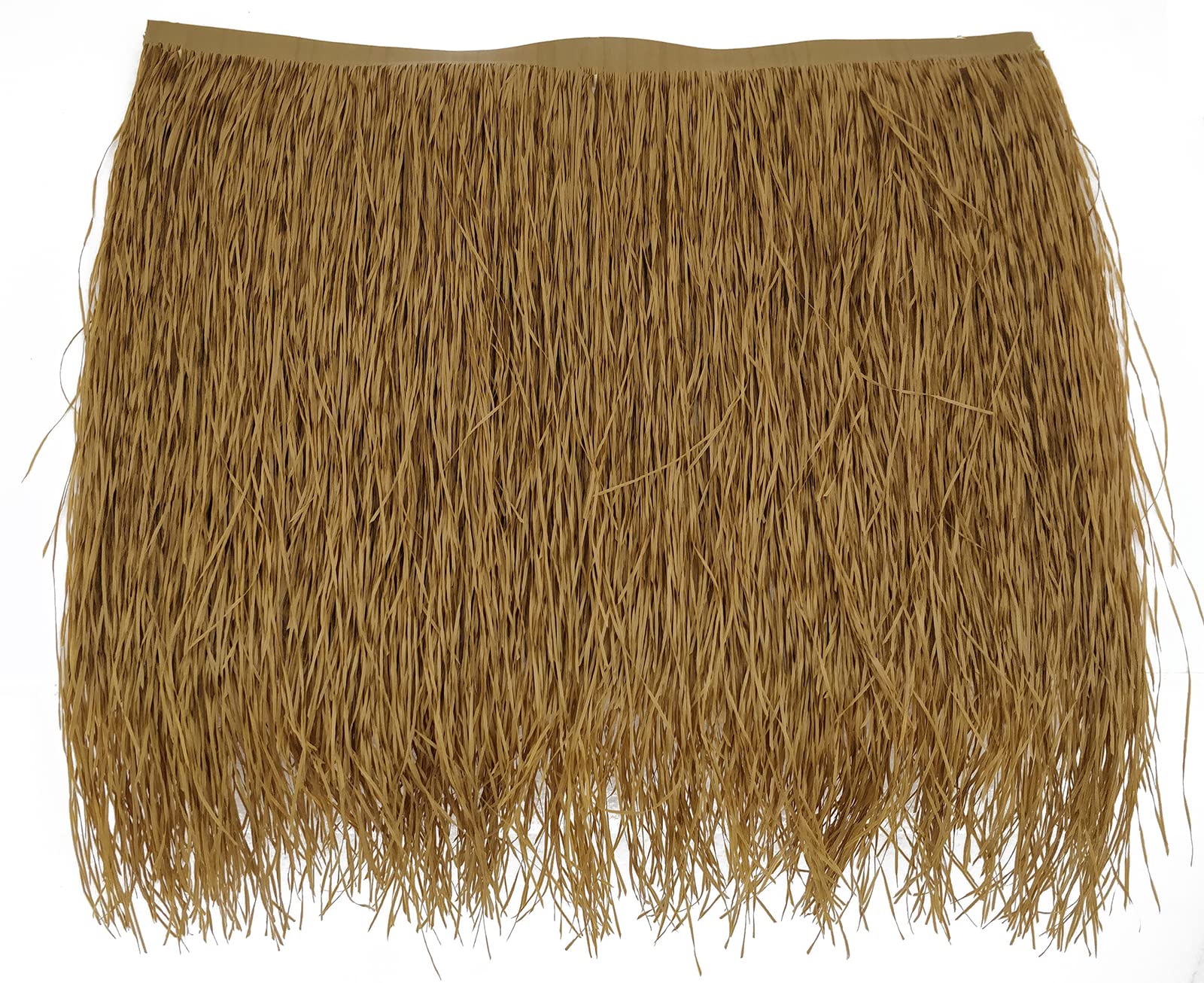 SHAZHU Duck Blind Grass Tiki Straw Roof 47x50cm Artificial Thatch Mexican Tiki Hut Palm Thatch Rolls for Tiki Umbrella Covers Mini Bar Palapa Thatch Roofs(Size:10pcs)