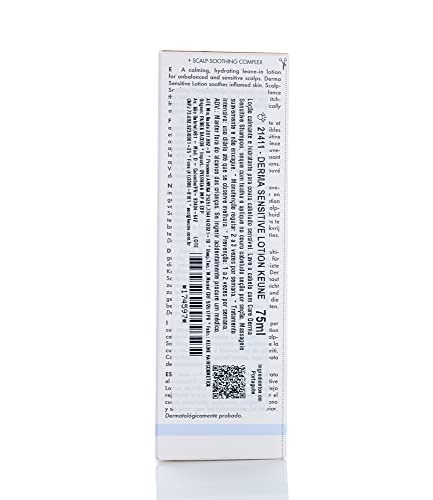 Keune Care Derma Sensitive Lotion, Soothing & Calming Treatment for Dry Scalp, 2.5 Fl Oz