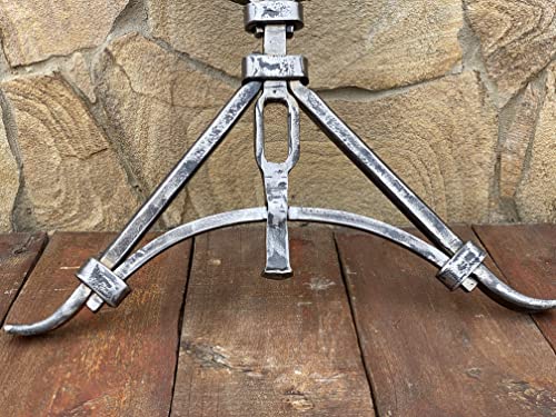 A set of 2 table legs, hand forged table legs