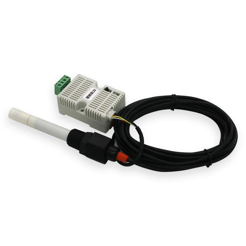 Taidacent Conductivity Transmitter EC Value Detection EC Sensor TDS Transmitter RS485 Voltage 4-20mA Online Water Quality Monitoring (4-20mA EC Transmitter (0-44000us/cm))