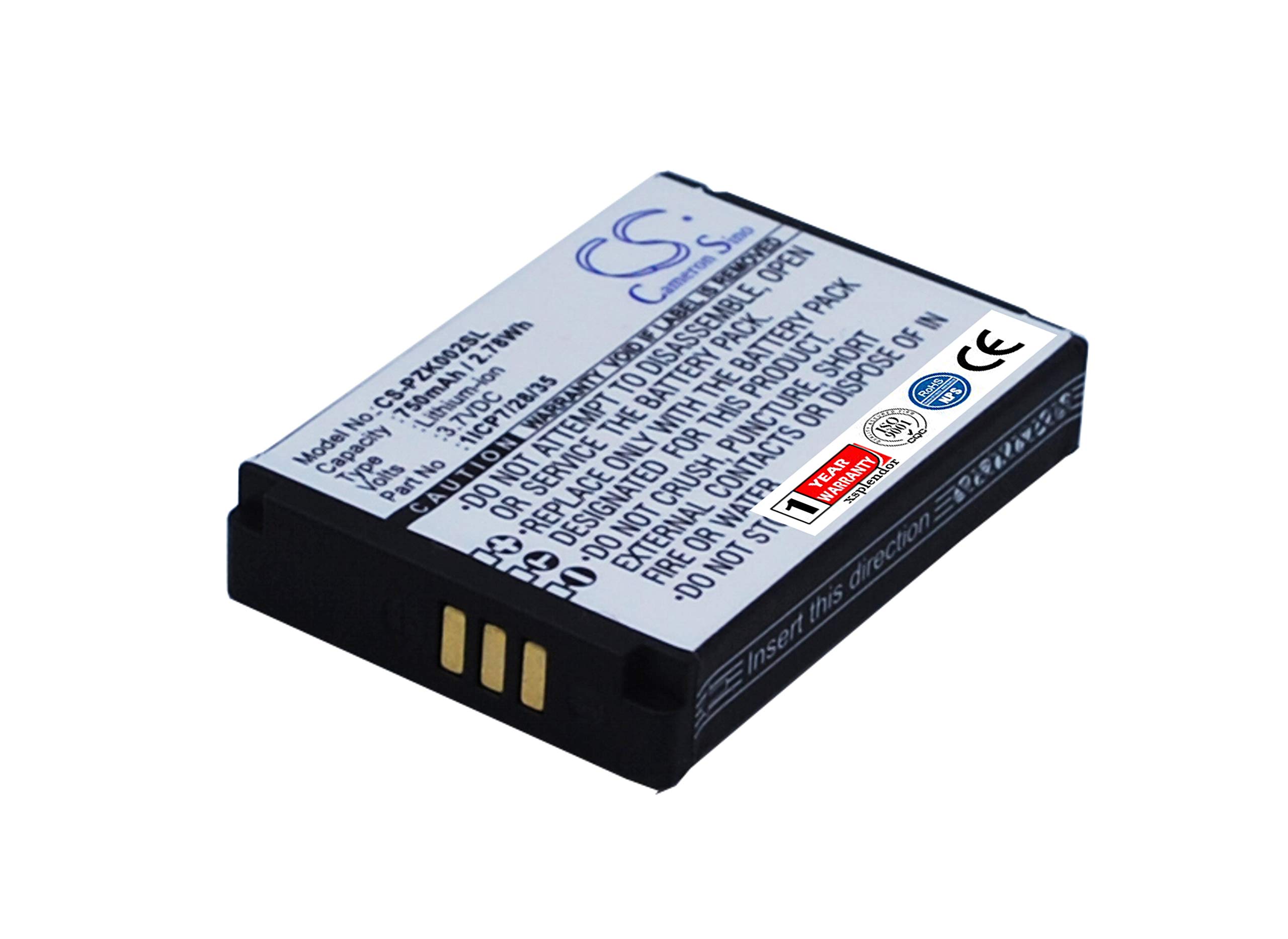 XSPLENDOR XPS Replacement Battery Compatible with Parrot Zik 2.0 Zik 3.0 PN Parrot 1ICP7/28/35