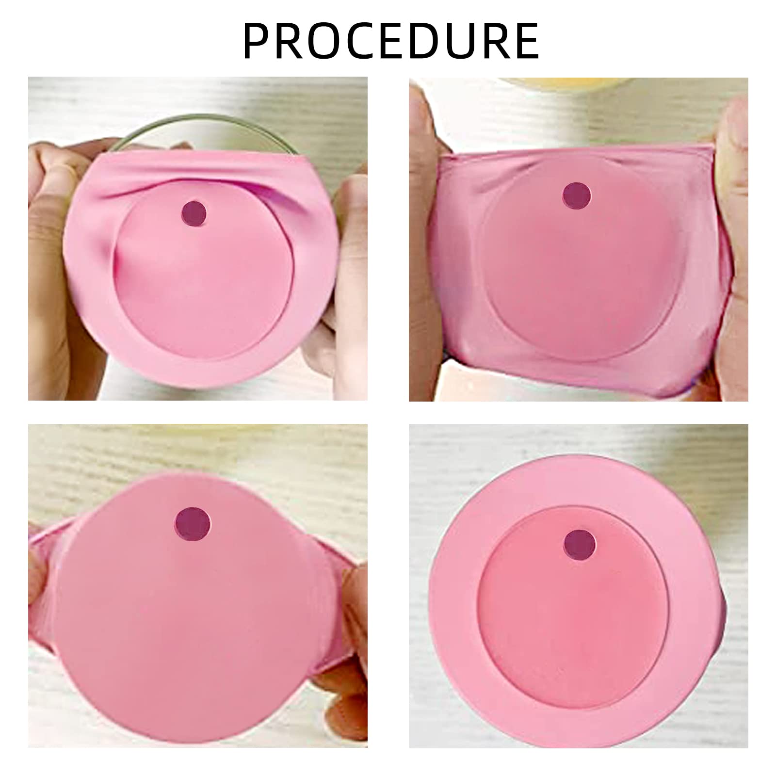 8 PCS Drink Covers for Alcohol Protection Cup Covers for Drinks Silicone Lids Straw Cover 4 Colors, Gifts for Daughters, College Girls and Women