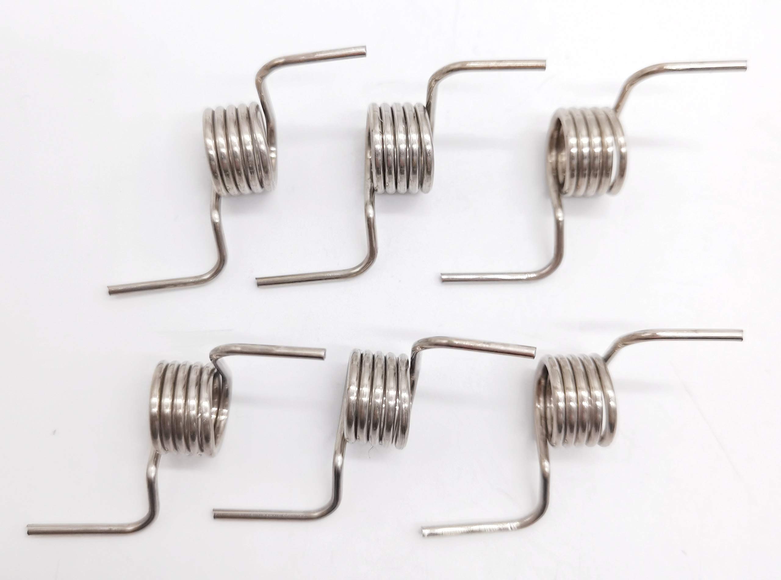 6PCS MHY62044103 Refrigerator Springs For LFX28968SB, LFX28968ST, LFX31945ST, Heavy Duty Steel Refrigerator Door Spring Replaces 2676261