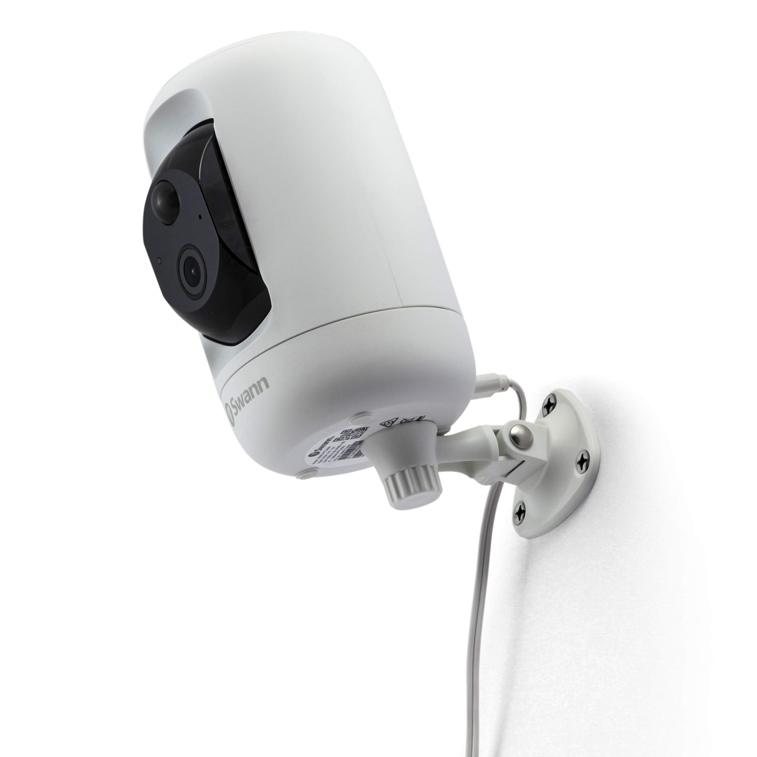 Swann Pan & Tilt Indoor 1080p Full HD Wi-Fi Home Security Camera with 2-Way Talk, Remote Camera Movement, Siren, Heat and Motion Triggered Mobile Alerts, Night Vision, Free Cloud & Local Recording