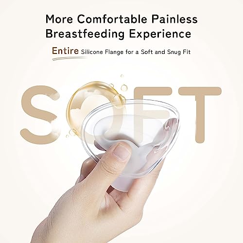 Besrey Double Electric Breast Pump: 200% EFFICIENT with Double Pump & Double Valve, 3 Modes 9 Levels, Memory Function, 10 Breastmilk Storage Bags & 21mm/24mm Flanges Breastfeeding Pump
